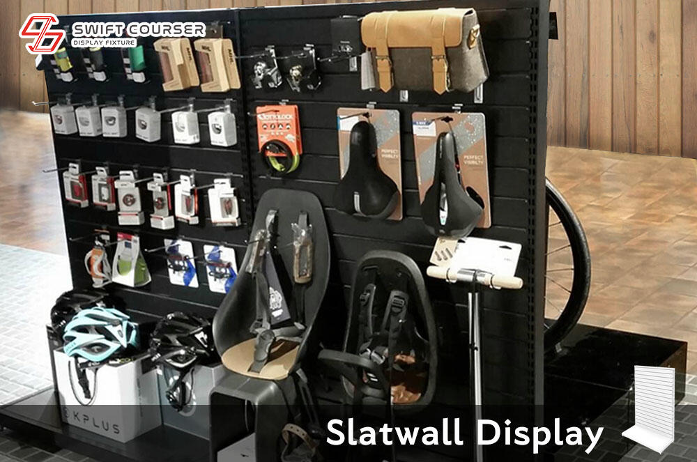 Metal Slatwall Shelves Systems for Retail Display