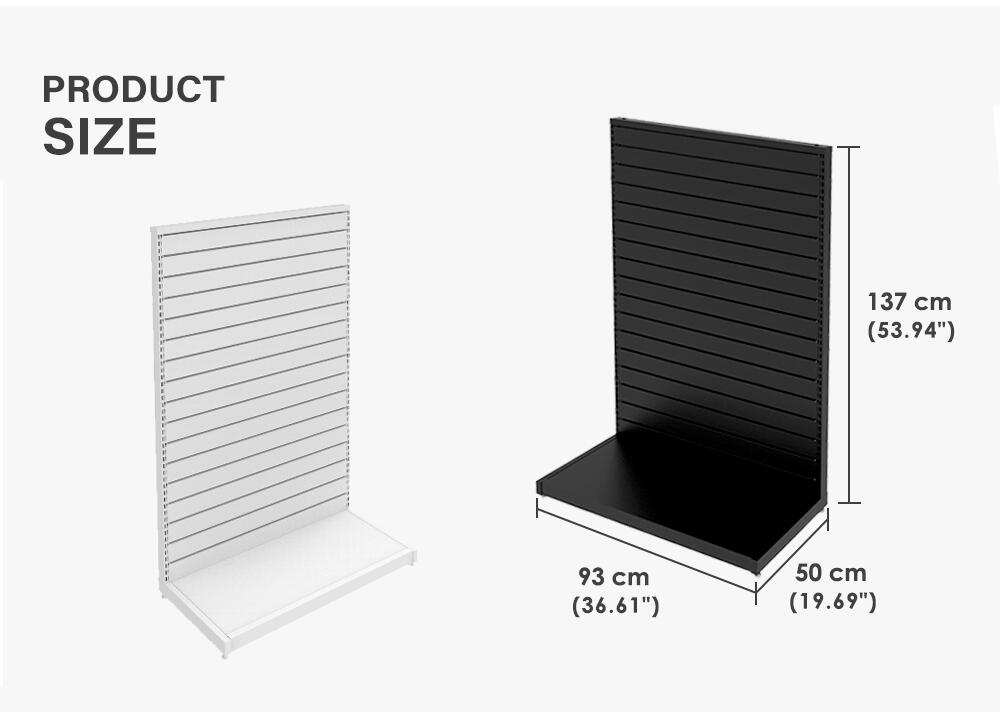 Metal Slatwall Shelves Systems for Retail Display