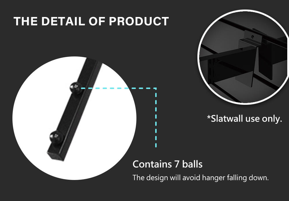 Metal Slatwall Clothing Rack Display Hooks - Swift Courser