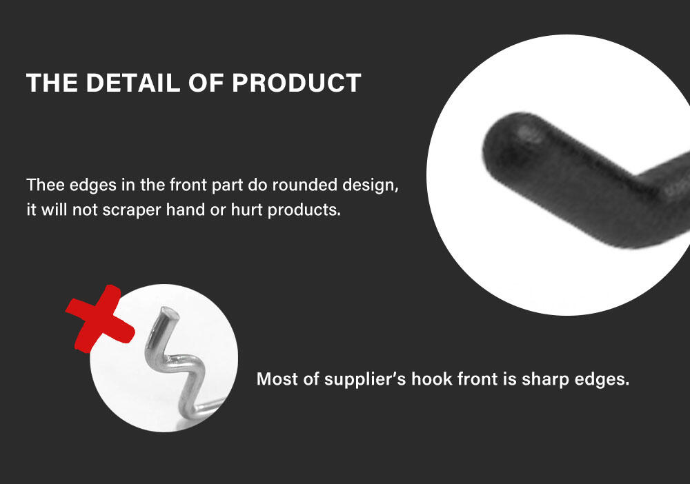 Metal Slatwall Scanner Double Hooks - Swift Courser