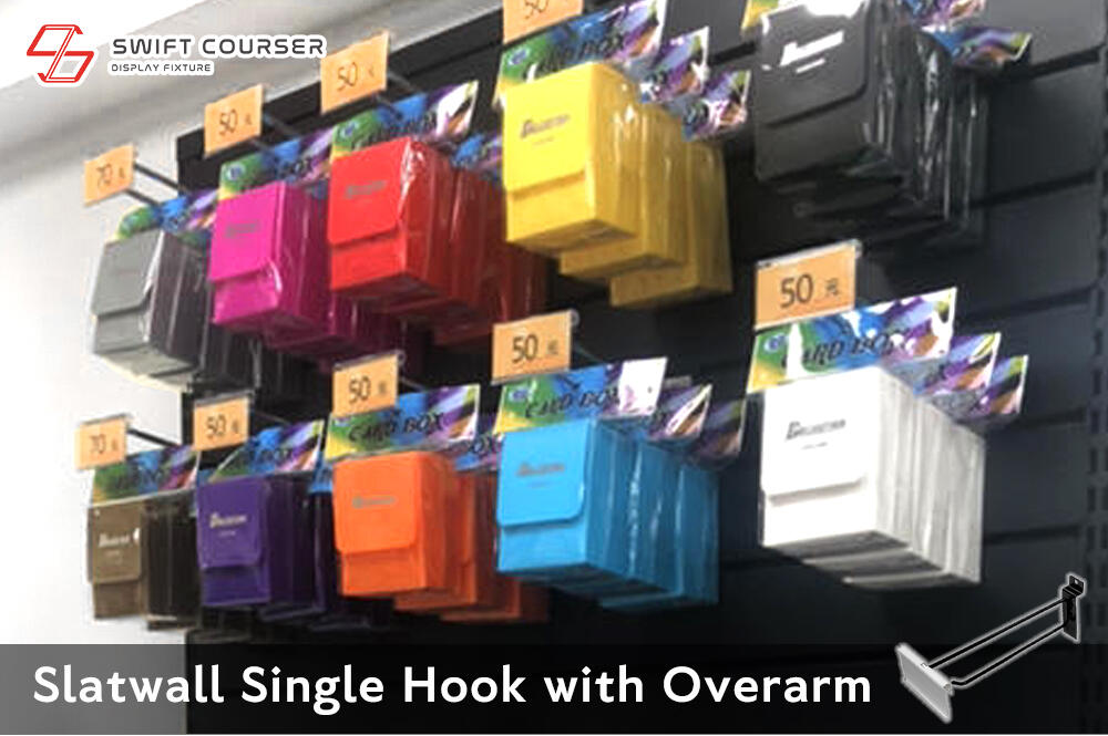 Metal Slatwall Scanner Double Hooks - Swift Courser