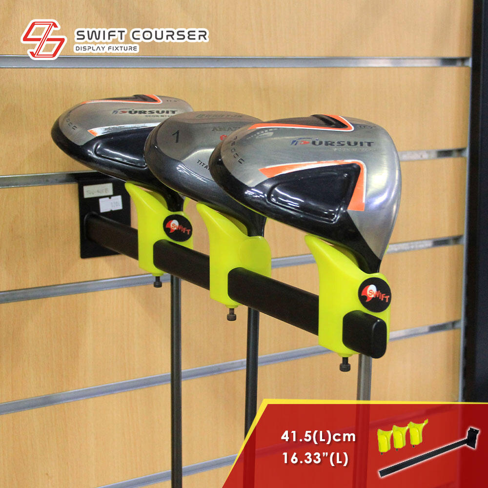 Retail Golf Club Display Racks for Slat Wall - Swift Courser