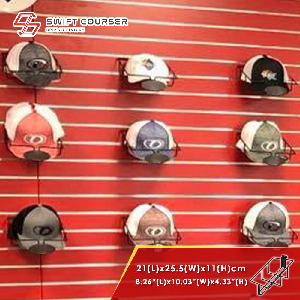 Baseball Cap Wire Shelf for Slatwall