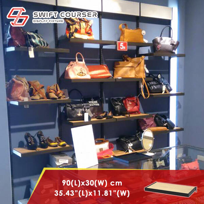 Wooden Shelf For Slotted Wall Standards - Swift Courser