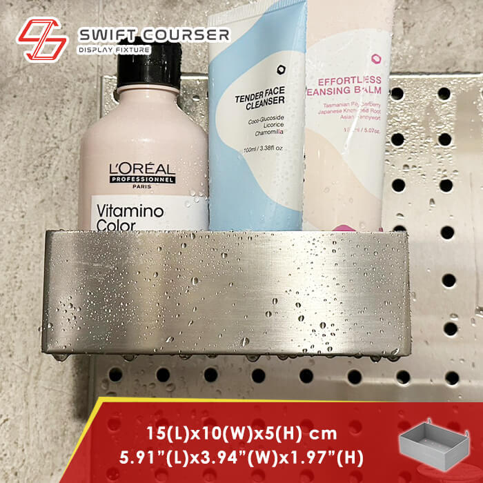 Stainless Steel Pegboard Storage Box - Swift Courser